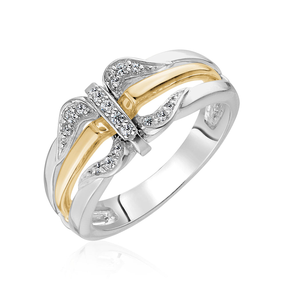 Bague en Or 10K avec Diamants – Élégance et Personnalisation – Baron ...